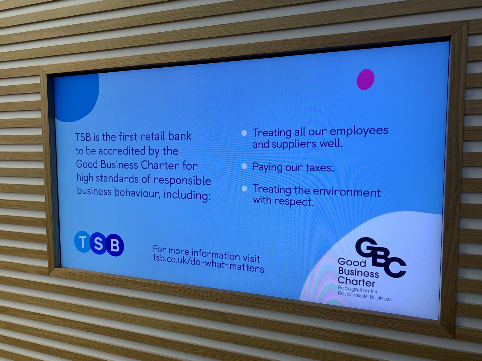 The importance of displaying the GBC brand with pride!